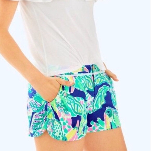 Lilly Pulitzer | Shorts | Lilly Pulitzer 4 Adie Shorts In Wake Up Call ...